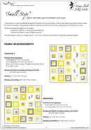 Small Steps - unisex baby quilt pattern – Magic Little Dreams Quilts