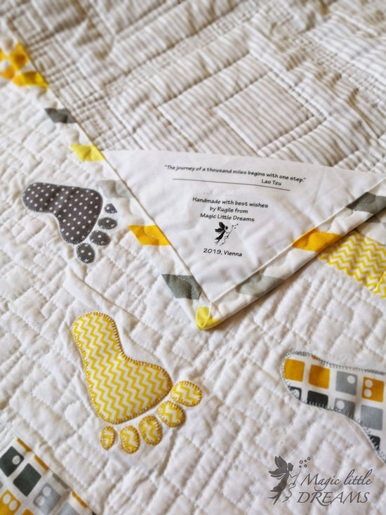 Small Steps - unisex baby quilt pattern – Magic Little Dreams Quilts
