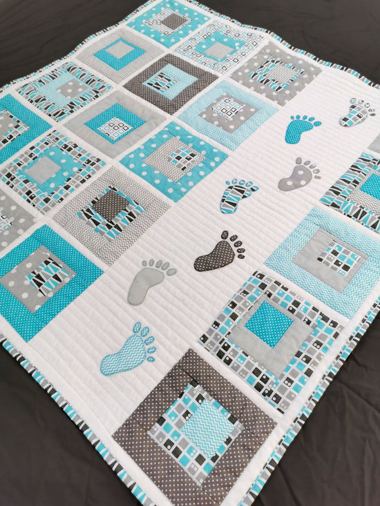 Small Steps - unisex baby quilt pattern – Magic Little Dreams Quilts